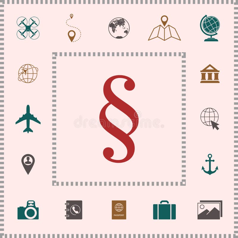 Paragraph Icon Symbol . Elements for Your Design Stock Vector ...