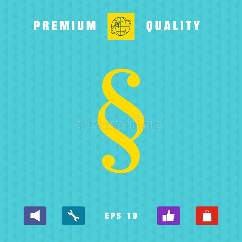 Paragraph Icon Symbol. Graphic Elements for Your Design Stock Vector ...