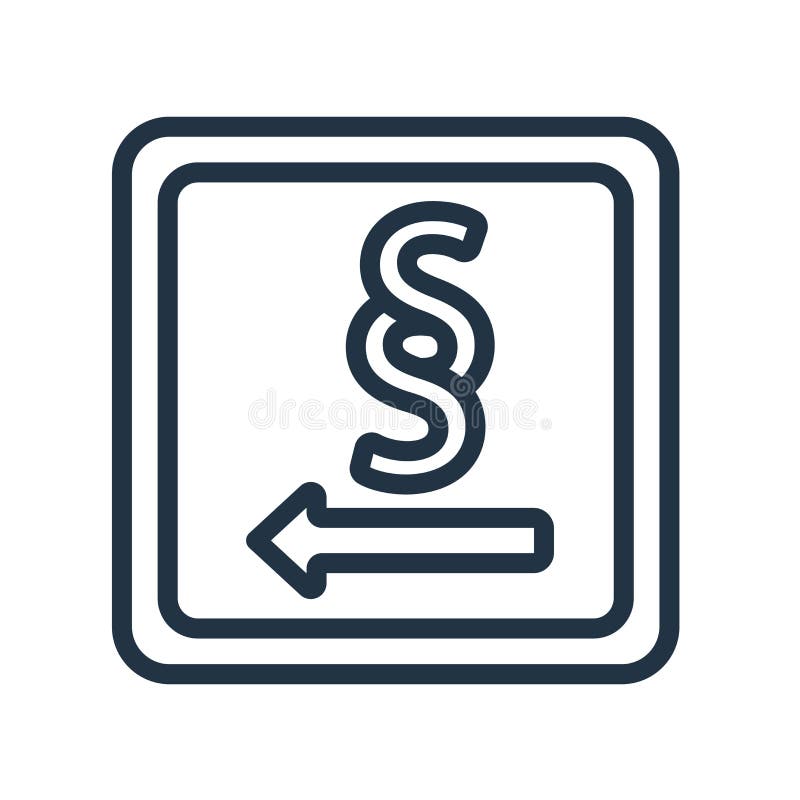 Paragraph Icon Vector Sign and Symbol Isolated on White Background ...