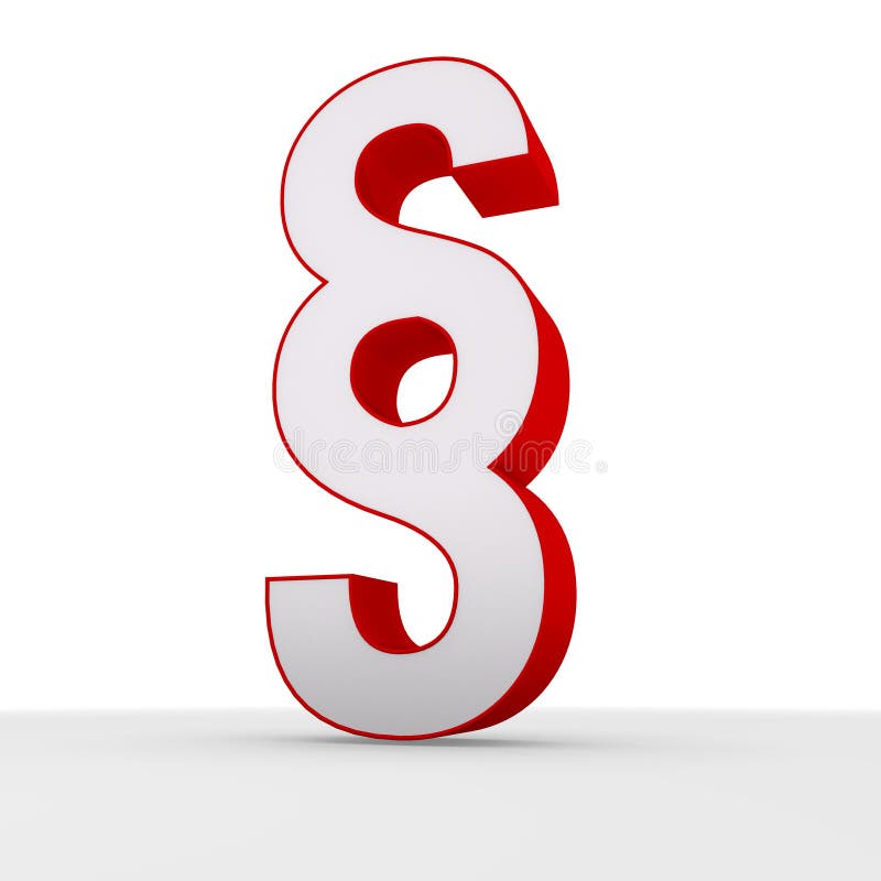 Paragraph law symbol stock illustration. Illustration of light - 28973998