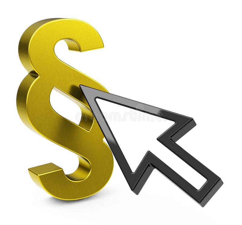 The paragraph sign stock illustration. Illustration of legal - 49770570