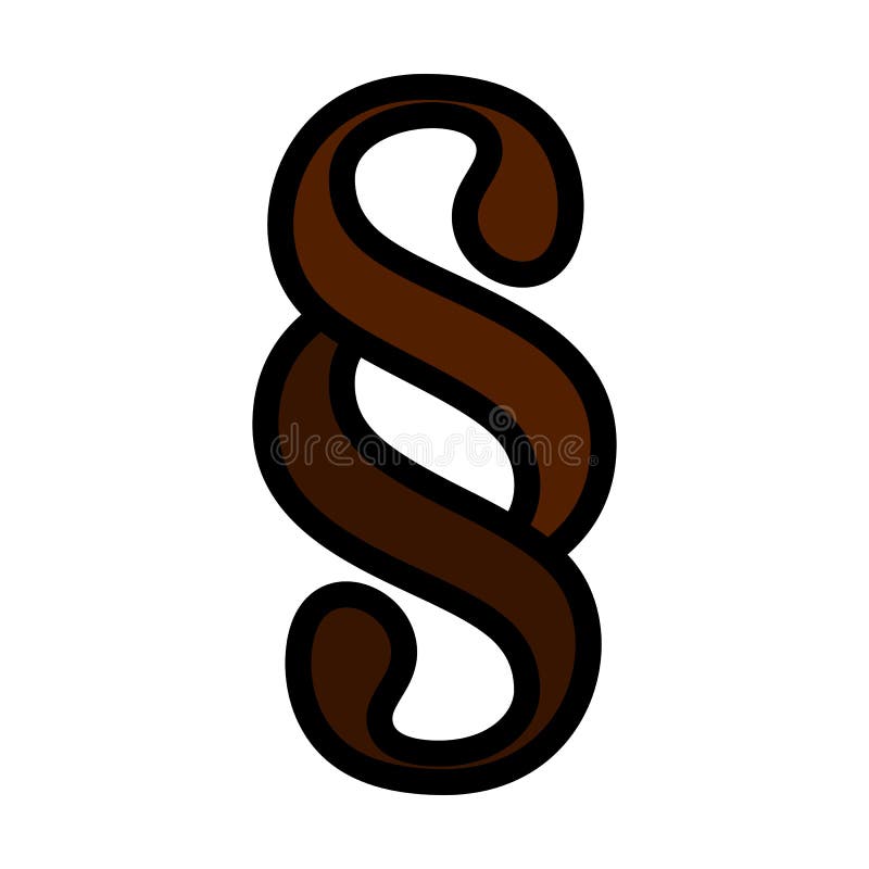 Paragraph Symbol Icon stock vector. Illustration of lineart - 218713479