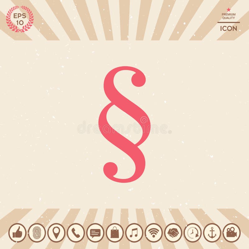 Paragraph symbol icon stock vector. Illustration of information - 106362513