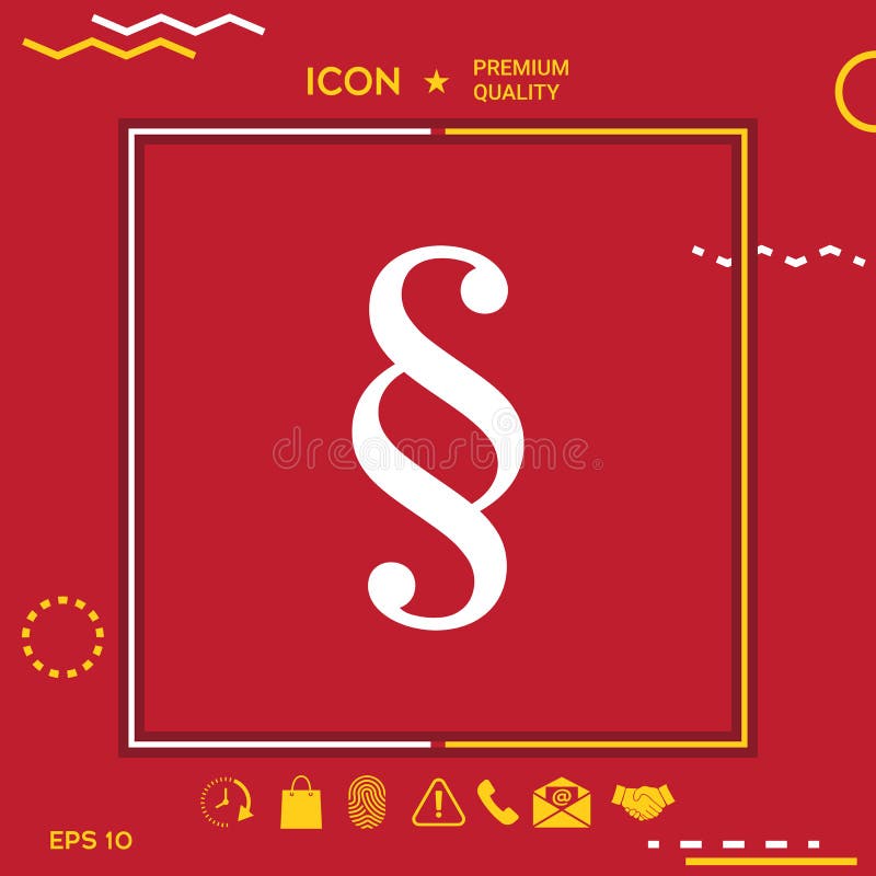 Paragraph symbol icon stock vector. Illustration of abstract - 108001781