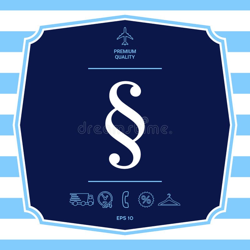 Paragraph Icon Symbol. Graphic Elements for Your Design Stock Vector ...