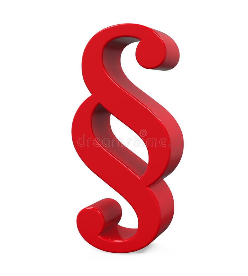 Paragraph Symbol Isolated stock illustration. Illustration of lawyer ...