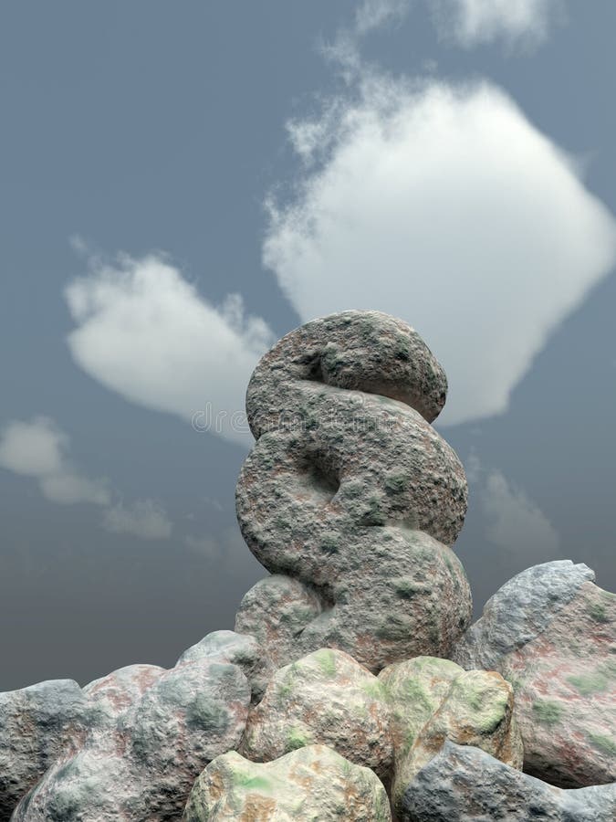 Stone paragraph stock illustration. Illustration of rise - 30323307