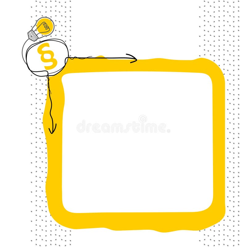 Box for Any Text with Paragraph Stock Vector - Illustration of shopping ...