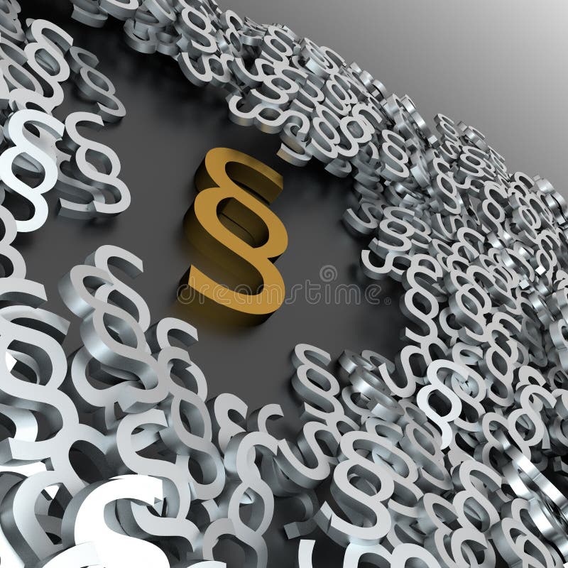 Paragraphs Group 3D Illustration Stock Illustration - Illustration of ...