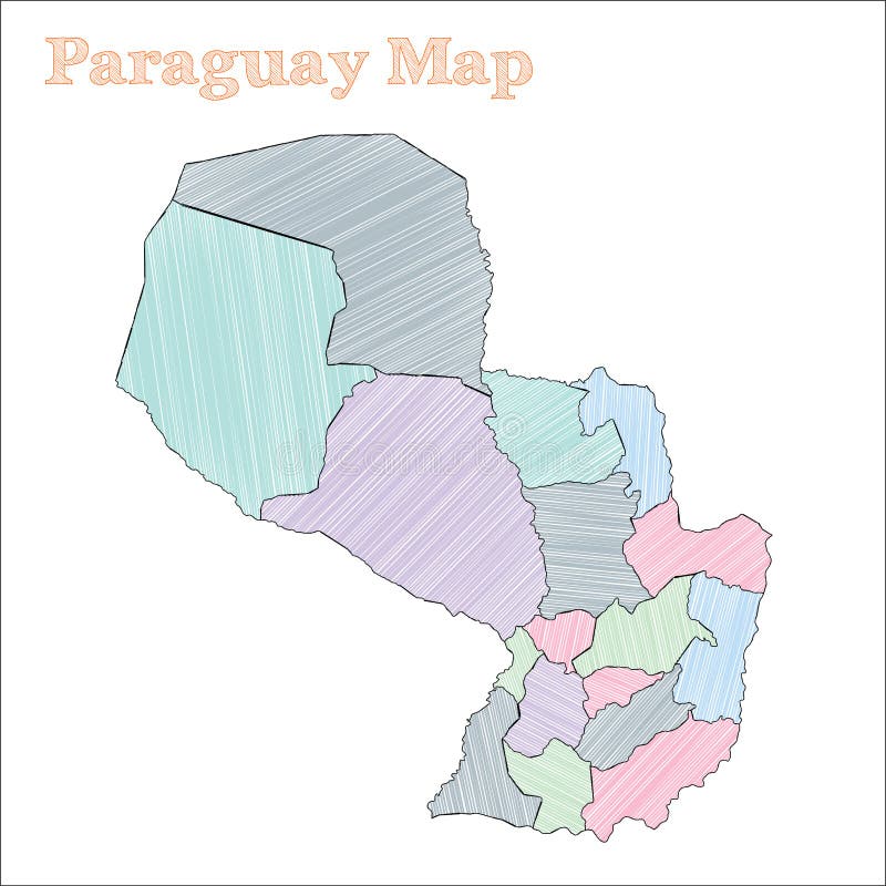 Paraguay Map, Stylish Location Icon with Paraguay Map and Flag Stock ... Paraguay Map, Stylish Location Icon with Paraguay Map and Flag Stock ...