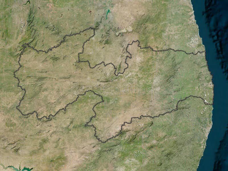 Paraiba, Brazil. Low-res Satellite. No Legend Stock Illustration ...