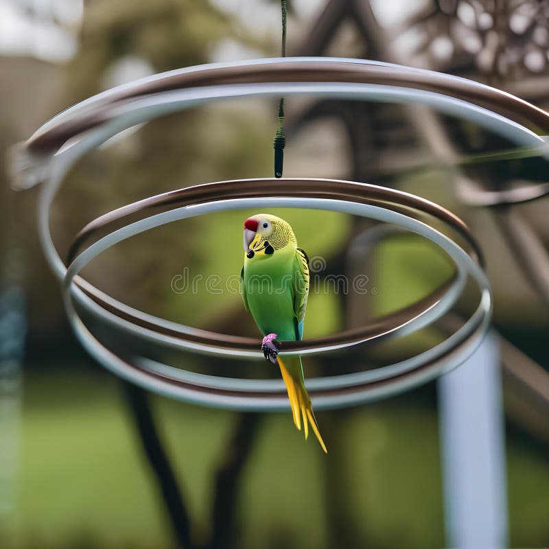 A Parakeet Operating a Tiny Drone, Flying it through an Obstacle Course ...