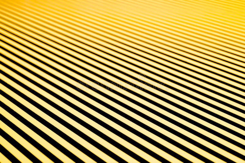 Parallel Alternating Pattern of Yellow and Shadows Stock Photo - Image ...