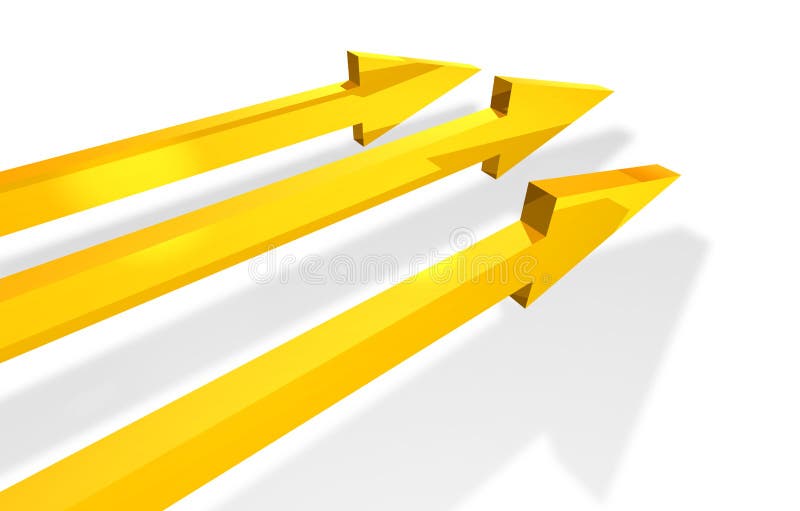 Parallel arrows stock illustration. Illustration of interaction - 11603572