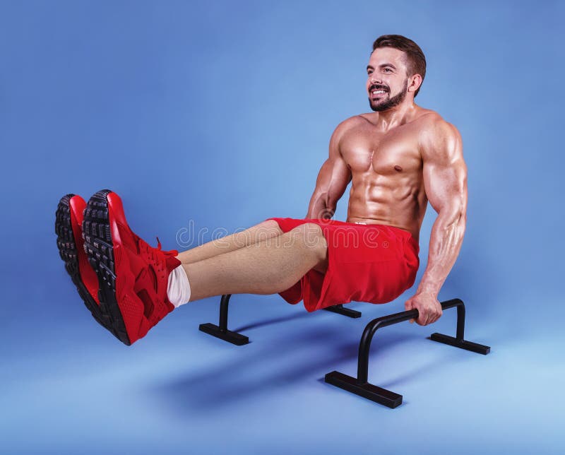 Parallel bars stock image. Image of aerobics, muscle - 92486157