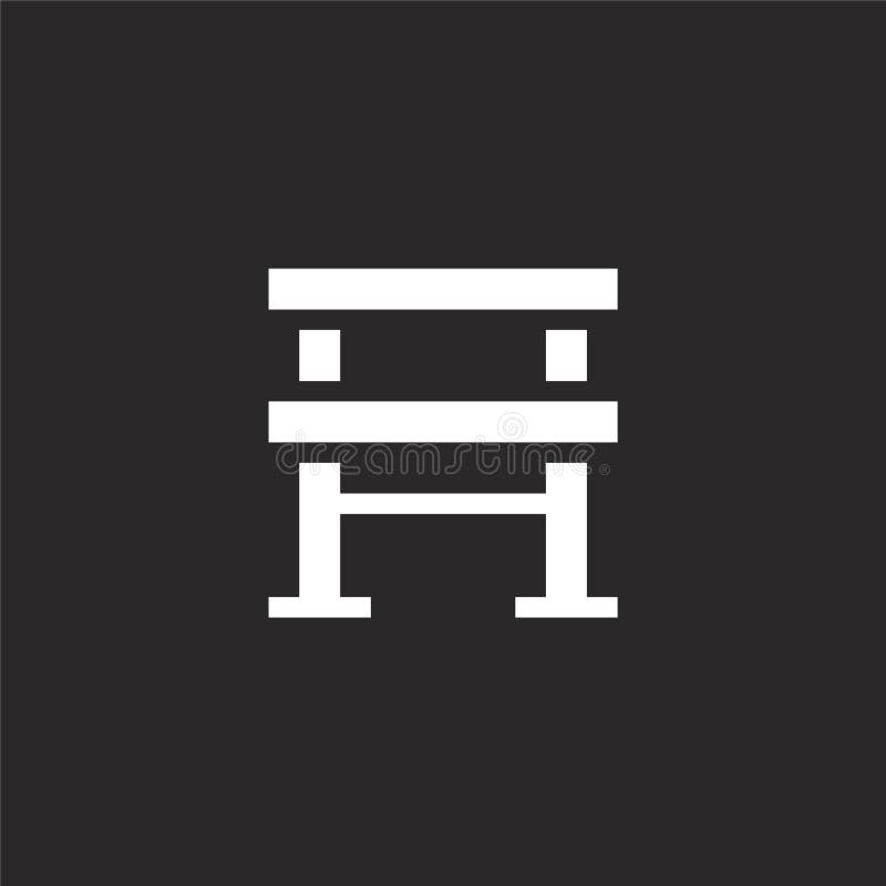 Parallel Bars Icon. Filled Parallel Bars Icon for Website Design and ...