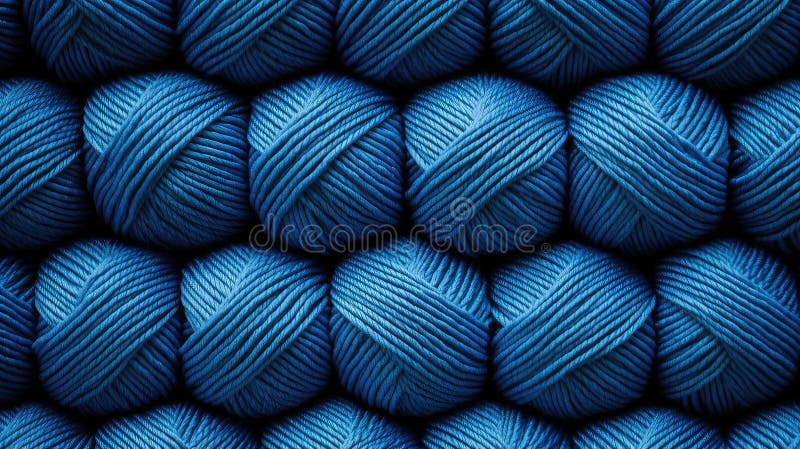 Parallel blue yarn texture stock illustration. Illustration of visual ...