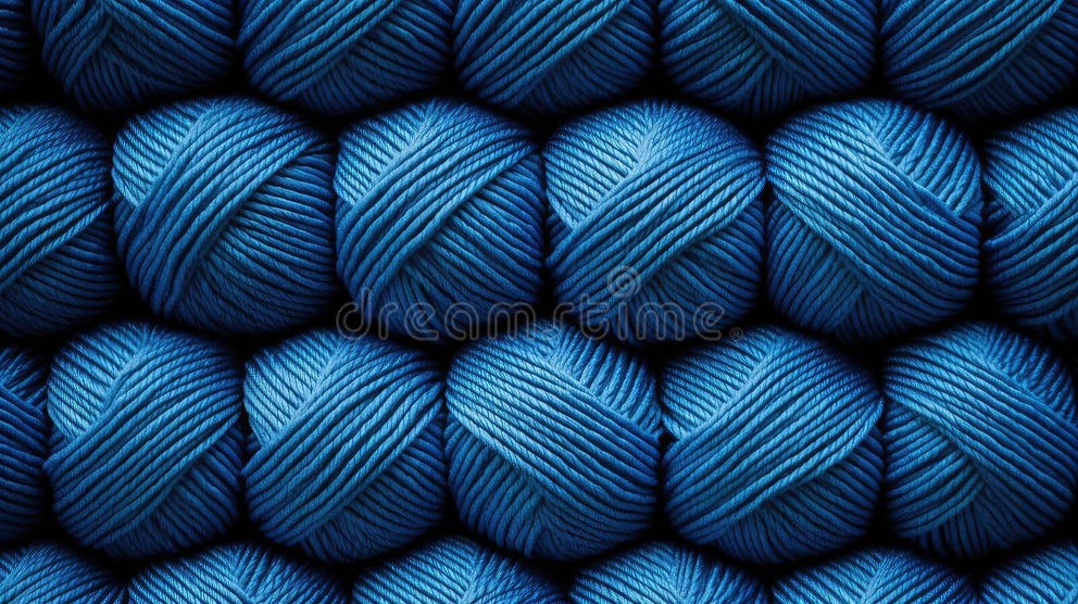 Parallel blue yarn texture stock illustration. Illustration of visual ...