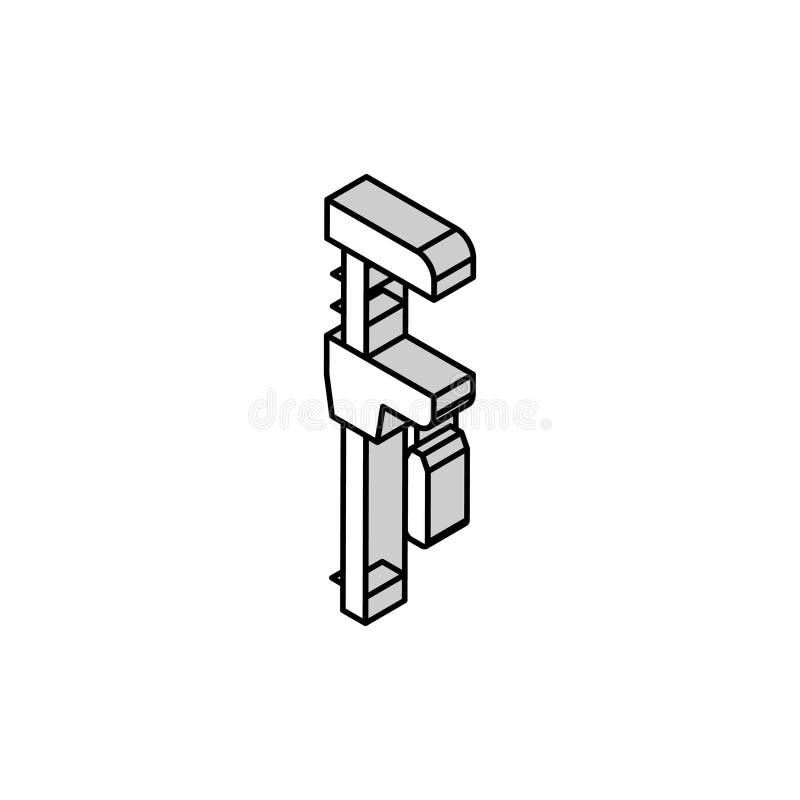 Parallel Clamp Isometric Icon Vector Illustration Stock Vector ...