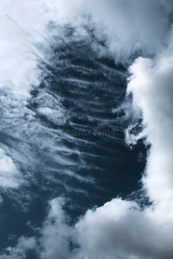 Parallel clouds stock photo. Image of stratus, white - 19681524