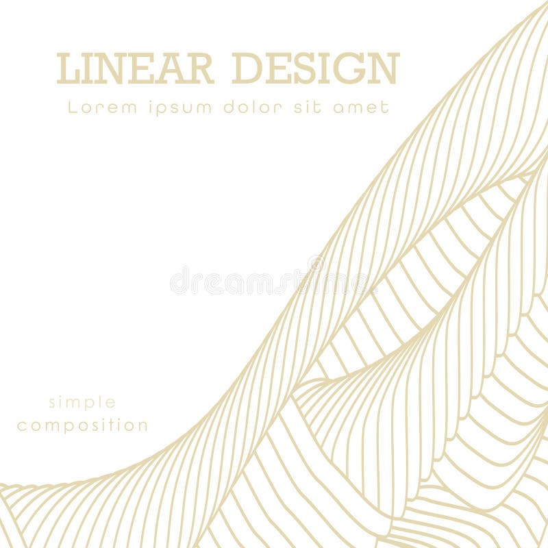 Parallel Dynamic Lines. Wavy Lines Design Stock Vector - Illustration ...