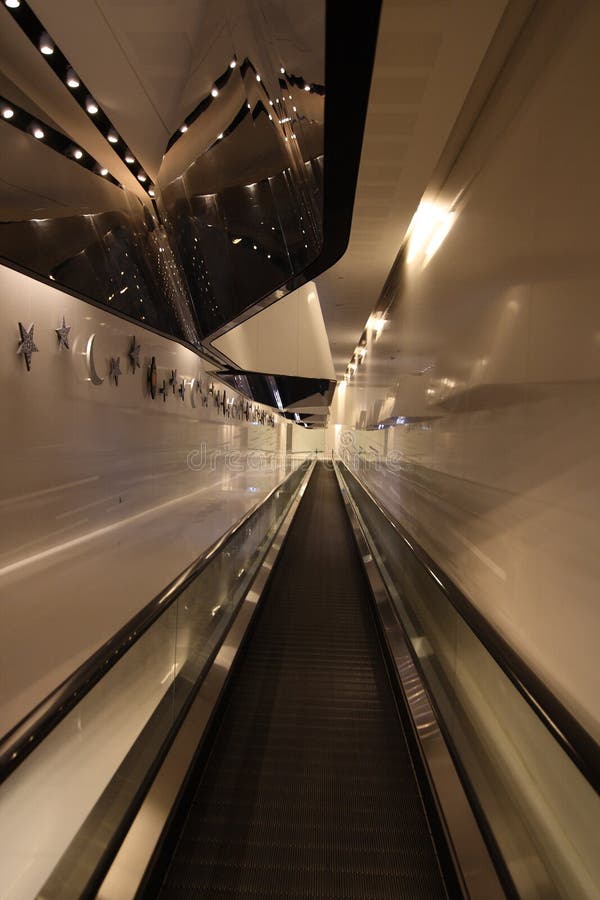 Parallel escalator stock image. Image of architecture - 20953531