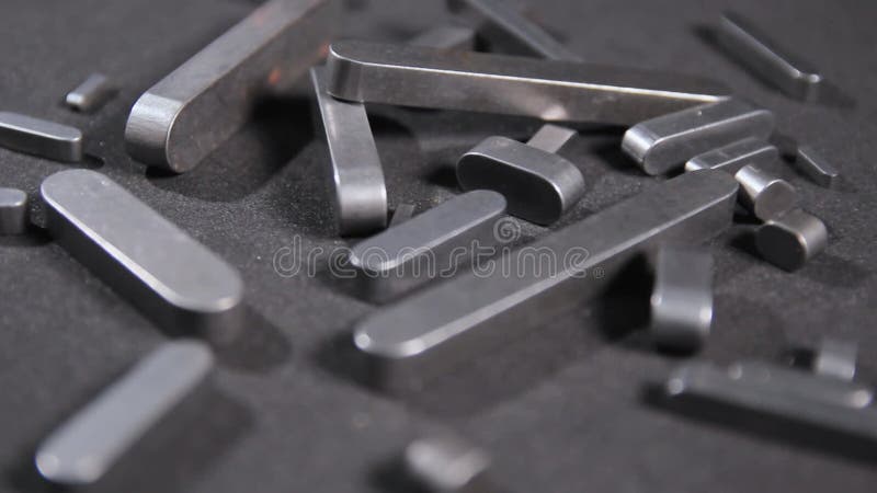Parallel Keys, Keyways, Deep Pattern Din 6885 Stock Video - Video of ...
