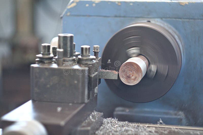 Parallel lathe stock image. Image of cutting, detail - 323728925