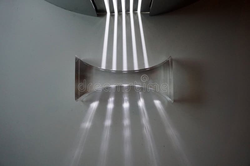 Parallel Light Passing through a Concave Lens is Refracted As If it ...