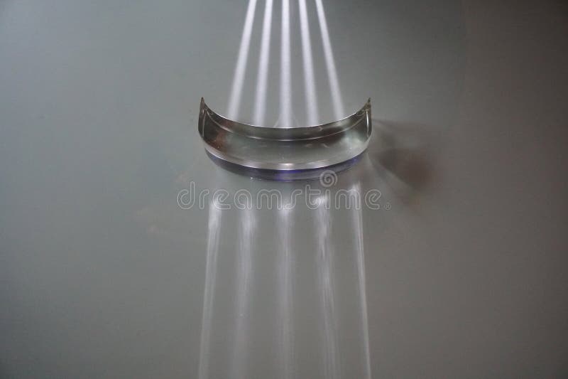 Parallel Light Refracted through a Glass Positive Meniscus Lens. Optics ...