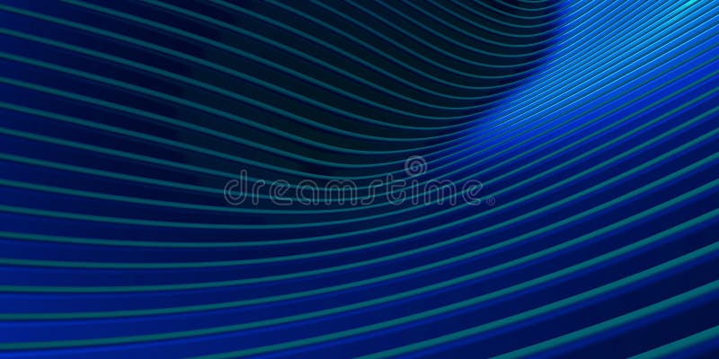 Parallel Lines Background Curve Distorted Shape Modern 3d Abstract ...