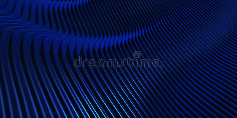 Parallel Lines Distorted Shape Curve Plastic Tube Surface Modern ...