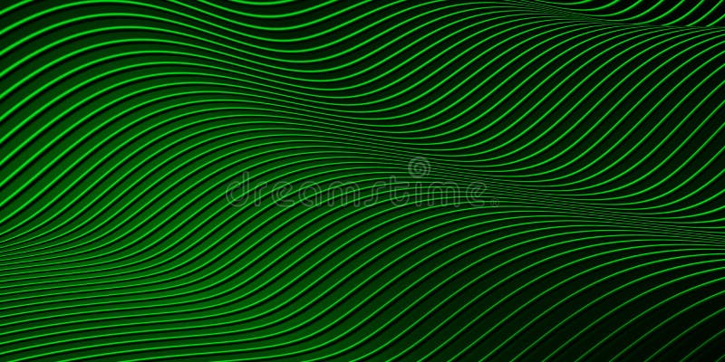 Parallel Lines Distorted Shape Curve Plastic Tube Surface Modern ...