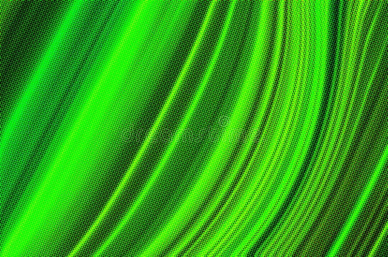 Parallel Lines with Green and Black Deformation with Halftone Effect ...