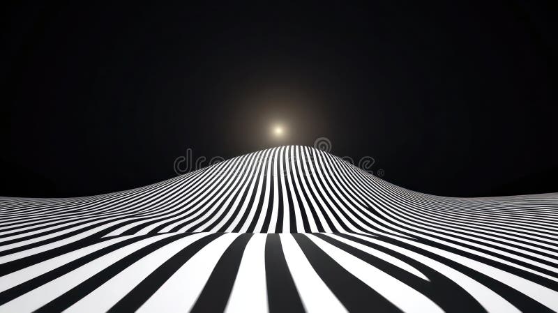 Parallel Lines Illusion: Slanted Appearance of Straight Lines Stock ...