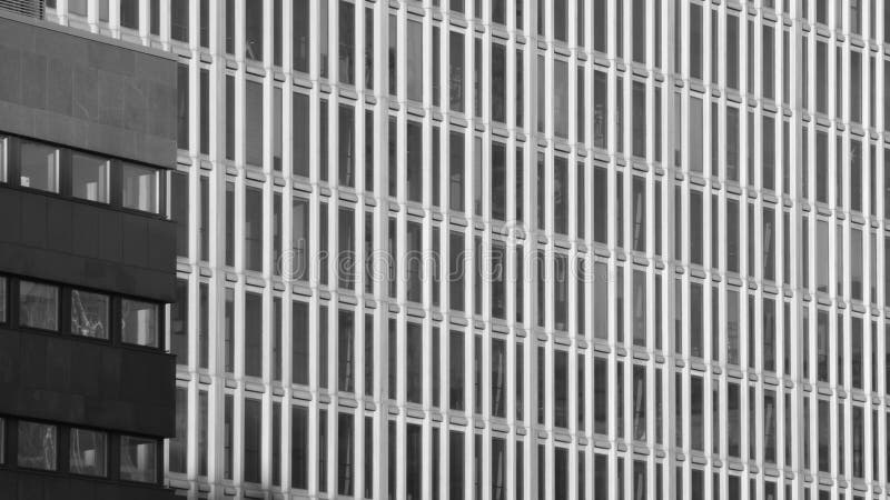 Parallel Lines of Windows. Abstract Building Background Stock Image ...