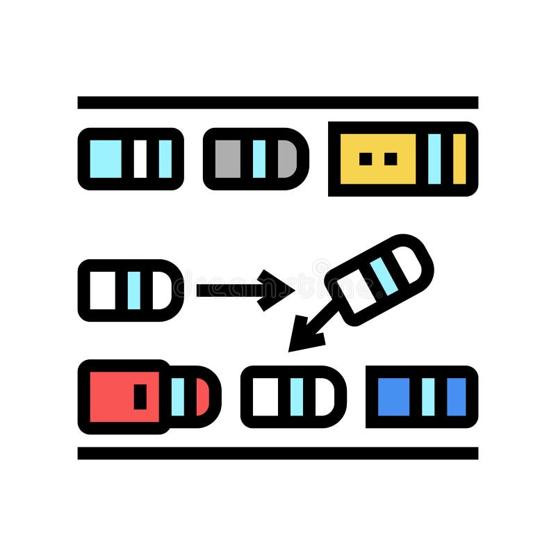 Parallel Parking Color Icon Vector Illustration Stock Vector ...