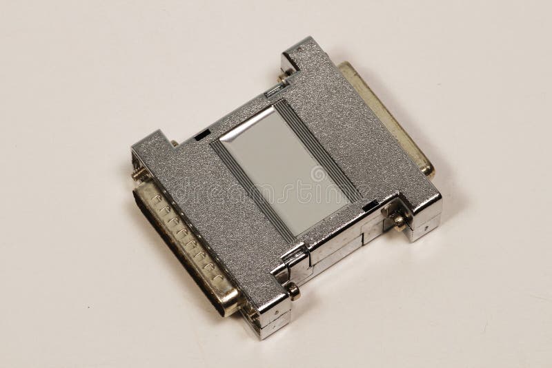 Parallel Port Hardlock for Software. Stock Photo - Image of safety ...