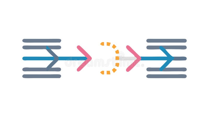 Parallel Process Flow Icon for Efficient Workflow, Vector Design ...