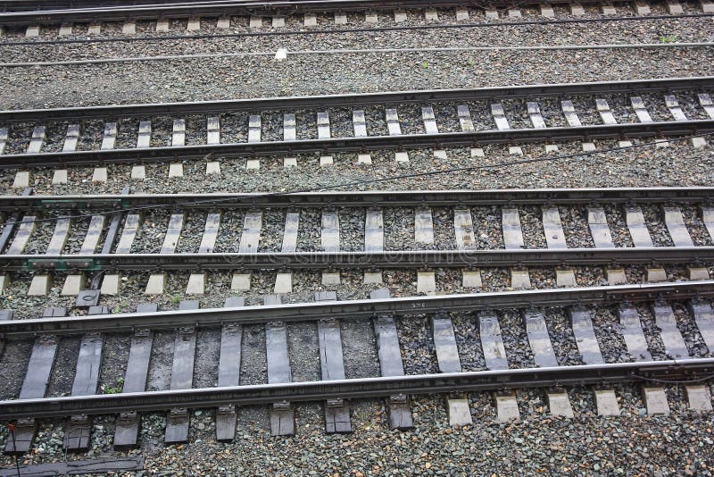 Parallel rail lines stock photo. Image of rust, communications - 23564962