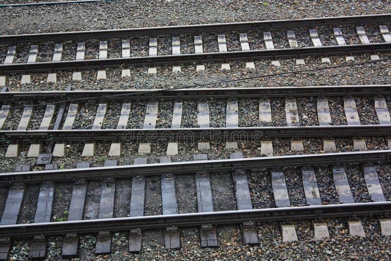 Parallel rail lines stock photo. Image of rust, communications - 23564962