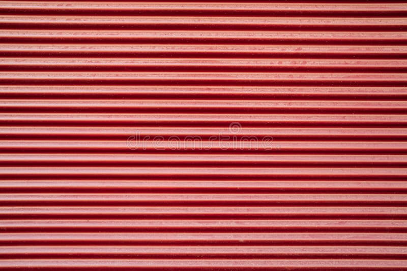 Parallel Red Vertical Lines Background. Metallic Texture, Real Abstract ...