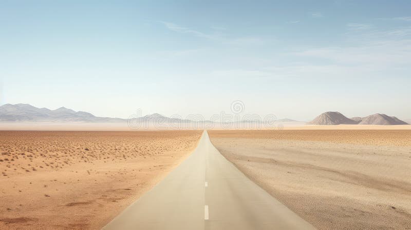 Parallel 2 roads stock illustration. Illustration of unknown - 336125810
