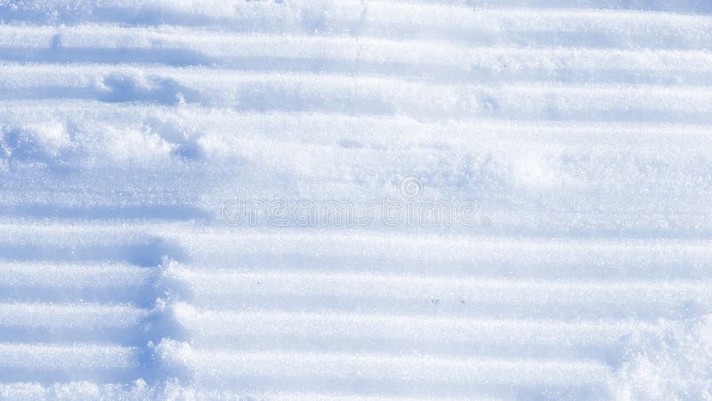 Parallel Stripes in the Snow Stock Photo - Image of deepening, shadows ...