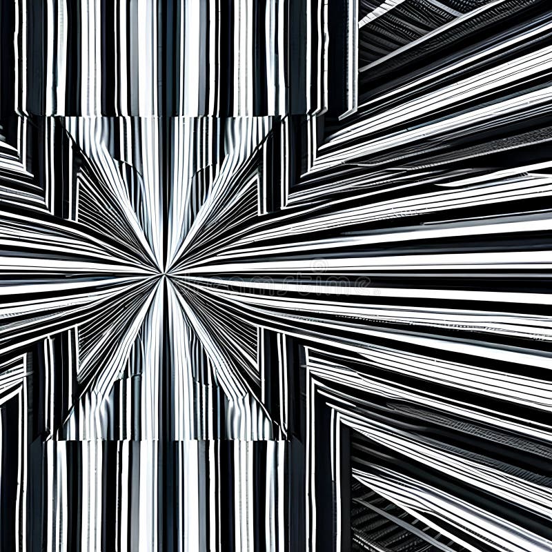 Mesmerizing Geometric Art Installation, Featuring Intricate Patterns ...