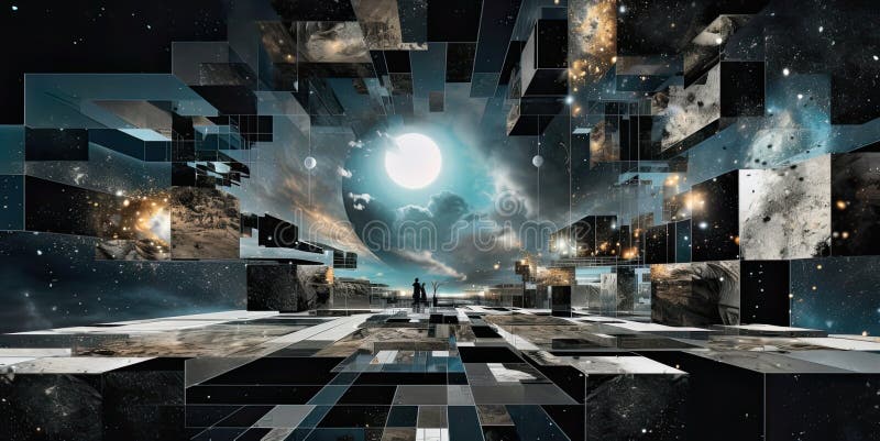 Parallel Universe-inspired Mixed Dimension Background with Surreal ...