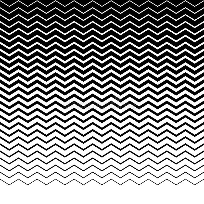 Wavy, Zig-zag Horizontal Parallel Lines. Abstract Monochrome Sea Stock ...