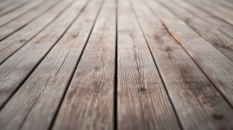 Parallel Wooden Planks Forming a Weathered Surface with a Shallow Depth ...