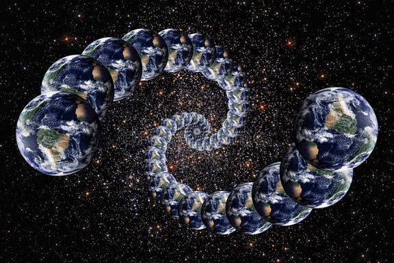 Parallel Universe Science Theory Stock Illustration - Illustration of ...