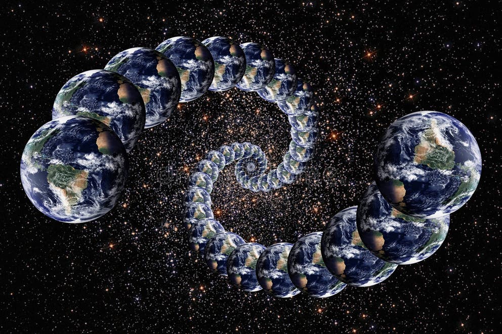 Parallel Universe Science Theory Stock Illustration - Illustration of ...